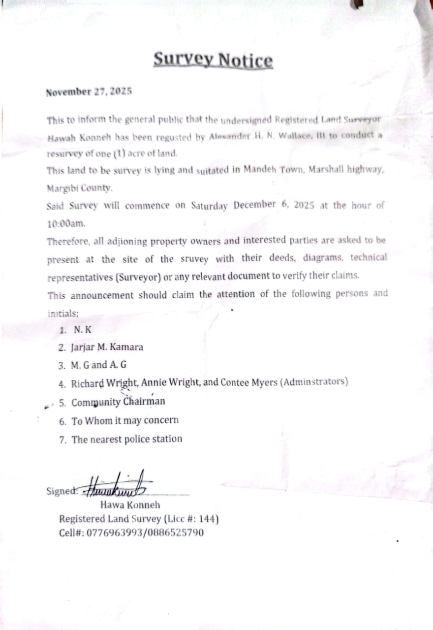 SURVEY NOTICE - In Profile Daily Newspaper